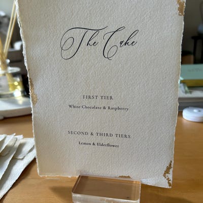 Calligraphy Scroll Name Place Cards on Handmade Paper Calligraphy Name ...