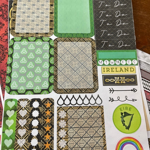 Planner Stickers - Emerald Academia - Etsy