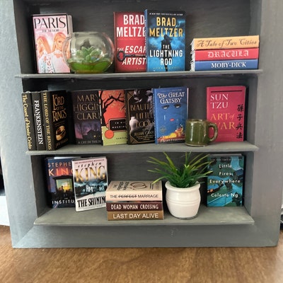 Mini Bookshelf: Custom - Etsy