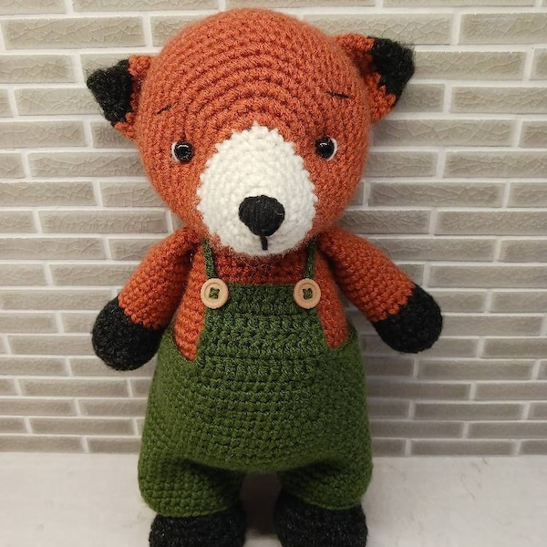 PDF Fox Alex Amigurumi Pattern - Etsy