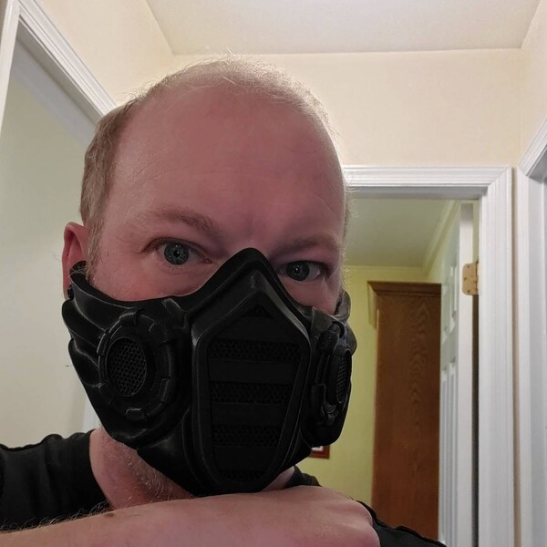 Cold Ninja Cosplay Mask by Wekster - Mortal Face Mask - Made in US ...