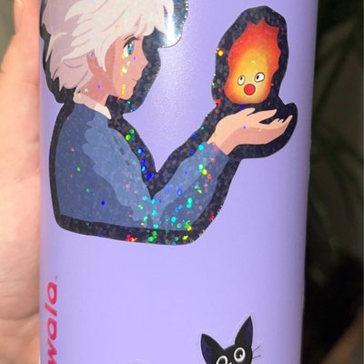 Howls Moving Castle Sticker Sophie and Howl Sticker Ghibli - Etsy