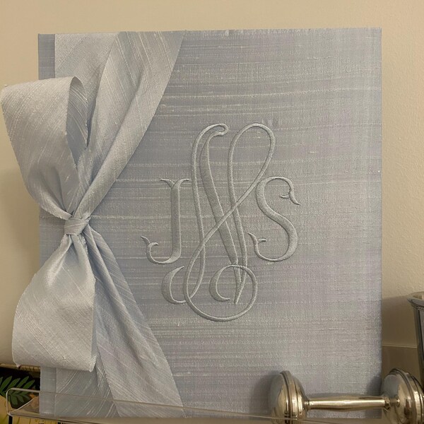 Monogrammed Wedding Book - Etsy