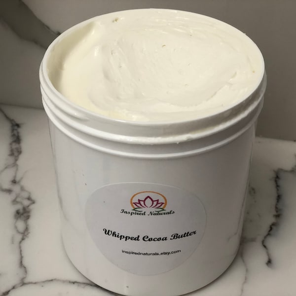 Triple Whipped Cocoa Butter Whipped Organic Natural Vegan Chemical Free ...