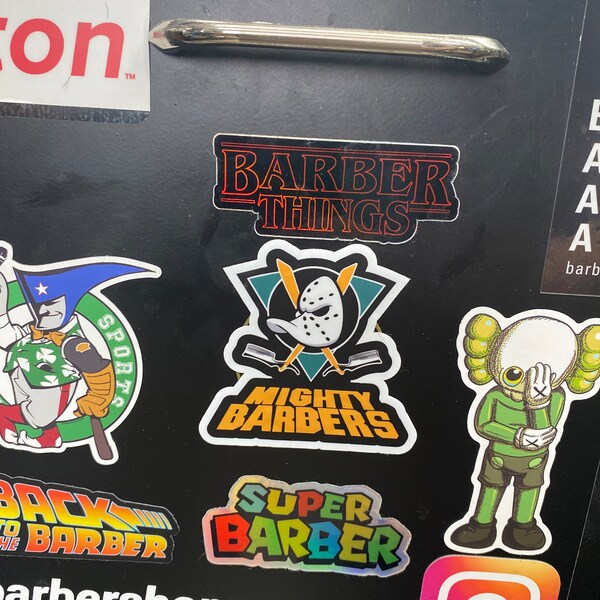 Barber Black T-shirt for Female Barbers Pink Letters| Barber Gear ...