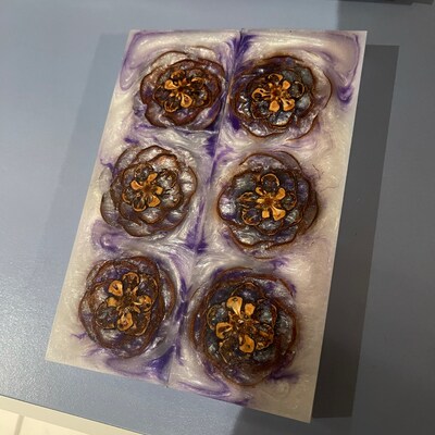 3D Printed Knife Scale Design in Blaze Orange and Lime Green - Etsy