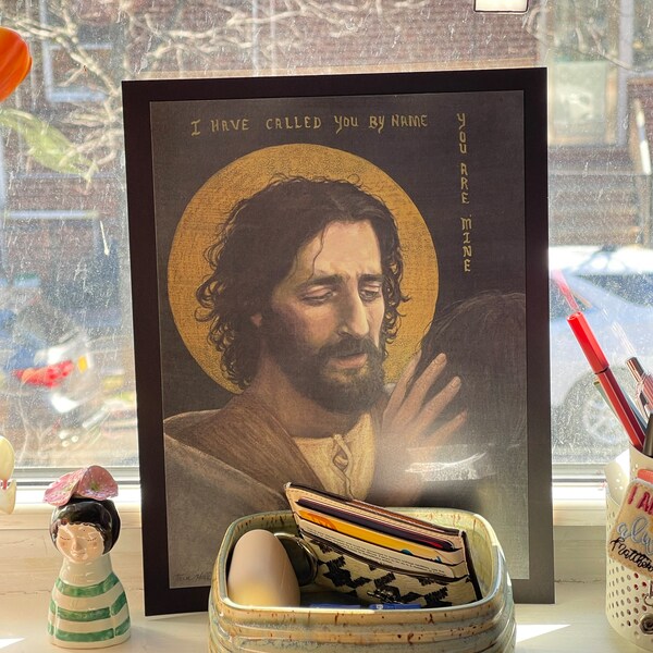 Saint Francis and the Leper Print - Etsy