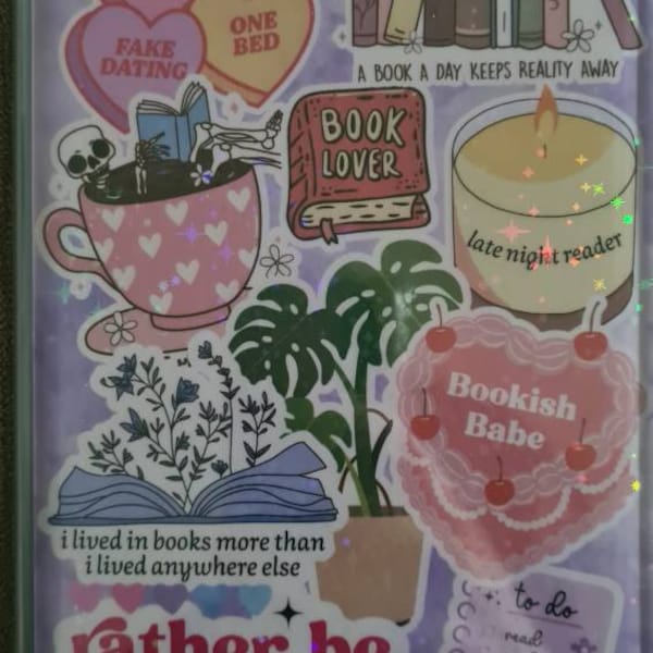 Kindle Insert Kindle Srickers Coquette E-reader Holographic Insert ...