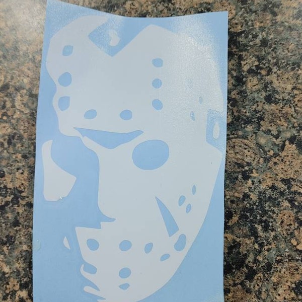 Jason Voorhees Decal Sticker | Friday the 13th Decal | for Car Window ...
