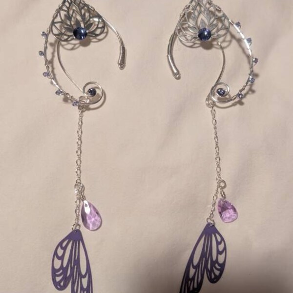Tree of Life Ear Cuffs Elven Ear Cuffs Elf Ear Cuff Fairy Ears Elven ...