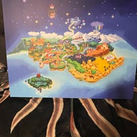 FFXIV Hydaelyn New World Map Gaming Matte Poster - Etsy