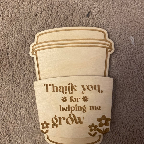 Teacher Gifts Gifts for A Teachers Teacher Gift Card Holder Coffee Gift ...