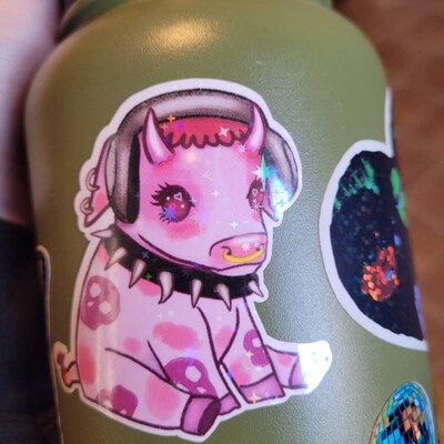 The Cure Inspired Holographic Sticker, Goth Rock Band, Die Cut Stickers ...