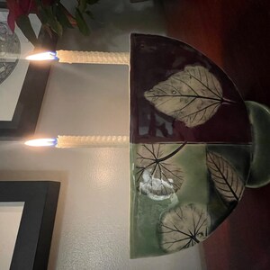 Shabbat Candle Holder/vase/ceramic Box, Unique Handmade Ceramic Shabbat ...