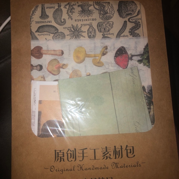 Material Packs by MO•CARD - Vintage Style Paper and Sticker Sets for ...