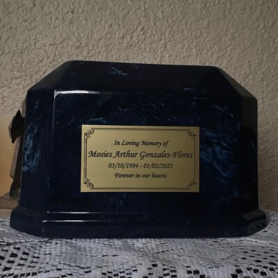 Personalized Engraved Plate, Gold Name Plate, Plaque, Custom Engraving ...