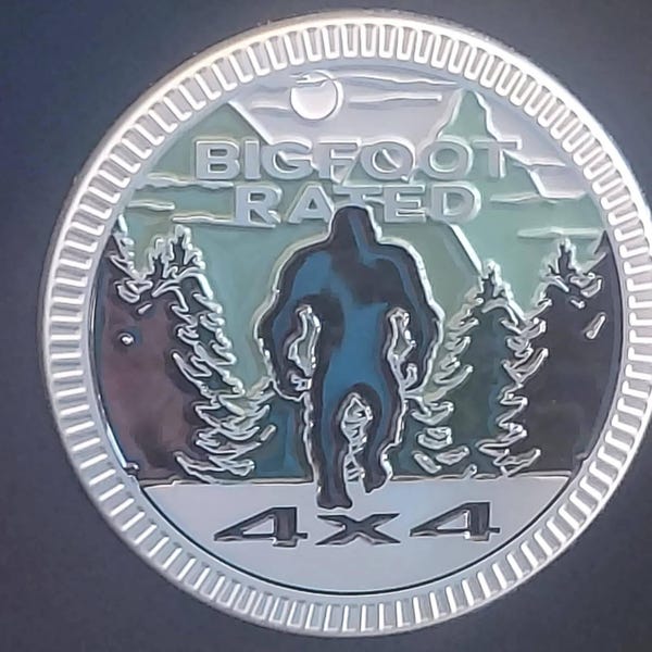 Bigfoot Rated | Metal Badge - Etsy