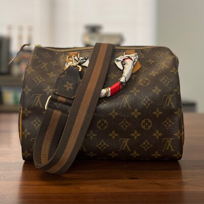 2 Inch Wide Grayish White and Pink Woven Strap Adjustable Crossbody Bag ...