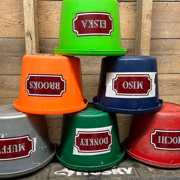 Horse Bucket Name Decals: Custom Vinyl Labels (2x4) - Etsy