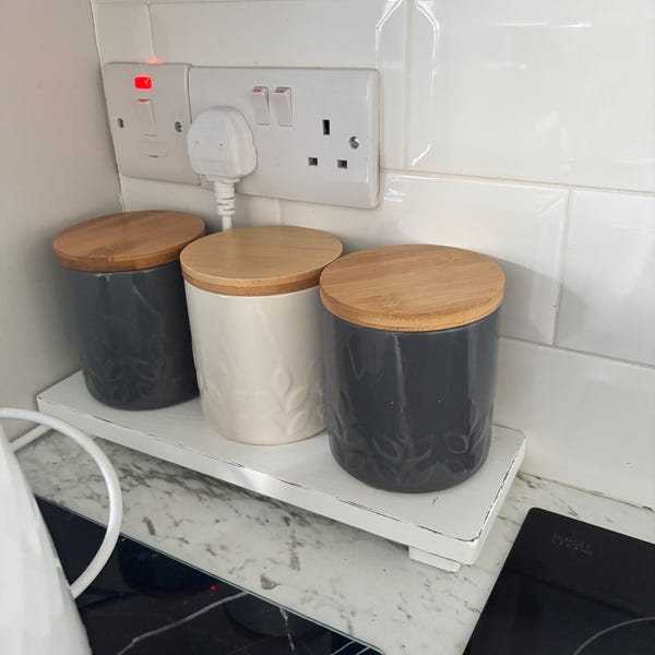 Country Style Countertop Double Shelf - Etsy UK
