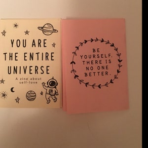 A Zine About Self-love Positivity and Mental Health Self Harm, Eating ...