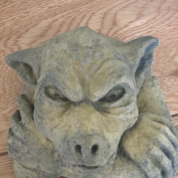 Gargoyle Face Decorative Stone Gothic Wall Plaque 13cm/5" H - Etsy