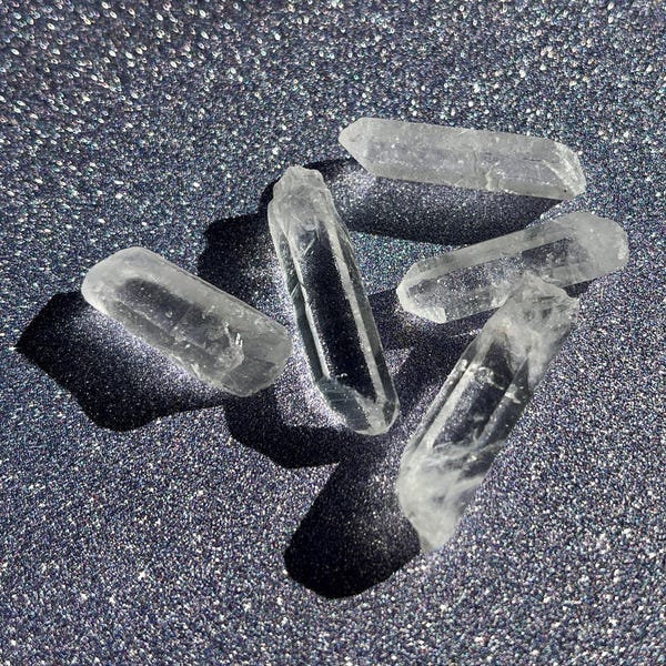 Natural Quartz Crystal Points Shards A+ Large Quartz Needle Points (raw ...