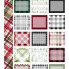 Black & White Gingham Plaid Checks Digital Paper Pack, Seamless ...