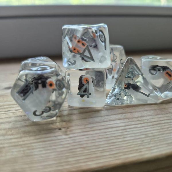 Metal Dice / Ice Storm / Dnd Dice Metal / Blue Luminance - Etsy