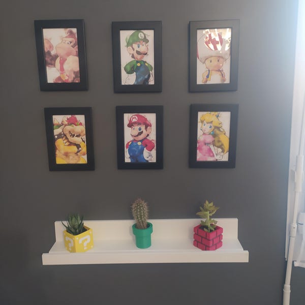 Super Mario Planters Flower Pots | Super Mario Planter | | Office Decor ...