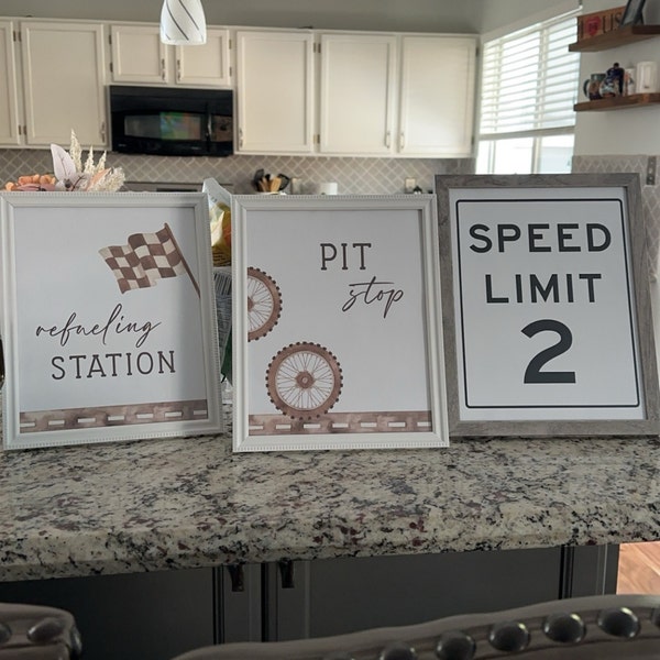 Editable Speed Limit Sign, Race Car Birthday Party Sign, Racing Party ...