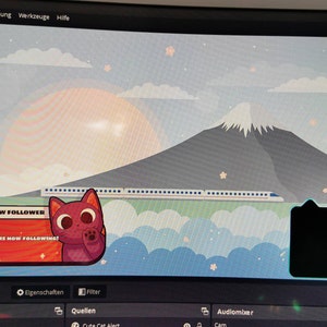 Retro Computer Twitch Event Widget Y2K Event List for Twitch and Youtube Streamers ...