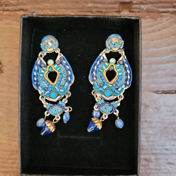 Round Multi Color Swarovski Crystal Pin, Big Unique Round Pin With ...