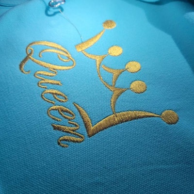 Queen Crown Machine Embroidery Design Instantly Download - Etsy