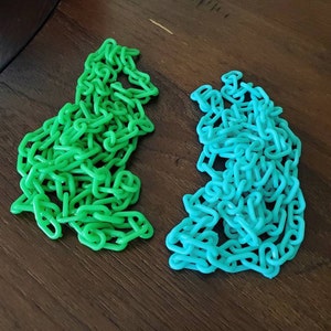 5 Feet High Quality 3mm Plastic Chain for Craft, DIY Bird Toys, Sugar ...