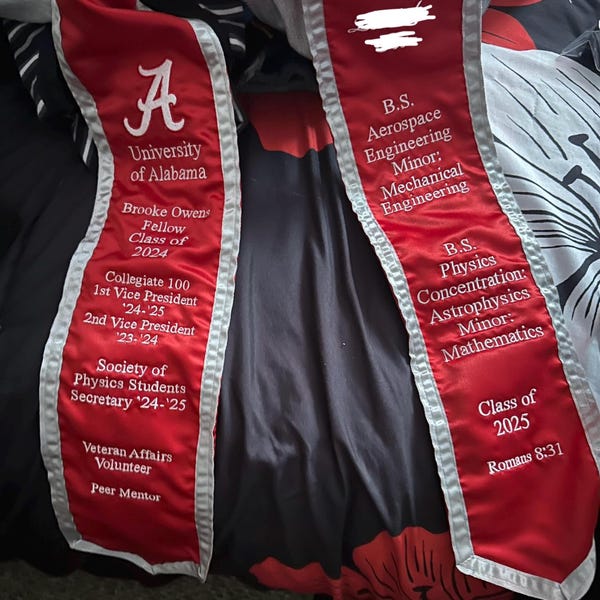 Embroidery Sash | Custom Graduation Sash | Personalized Sash | Your ...