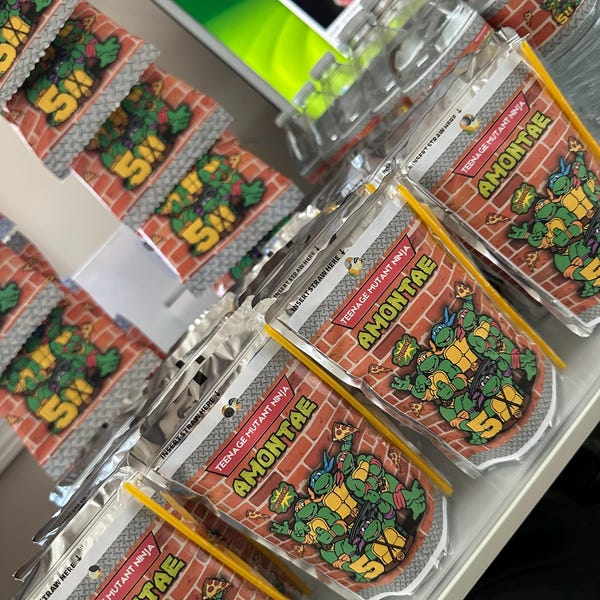 Ninja Turtles Chip Bags, Ninja Turtles Juice Pouches, Ninja Turtles ...