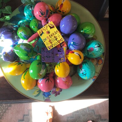 Otomi Design Gift Tags set of 12, Cinco De Mayo Decorations, Fiesta ...