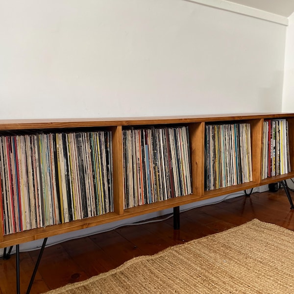 3 Tier Record Player Unit, Media Unit, Tv Stand, Vinyl Storage Unit ...