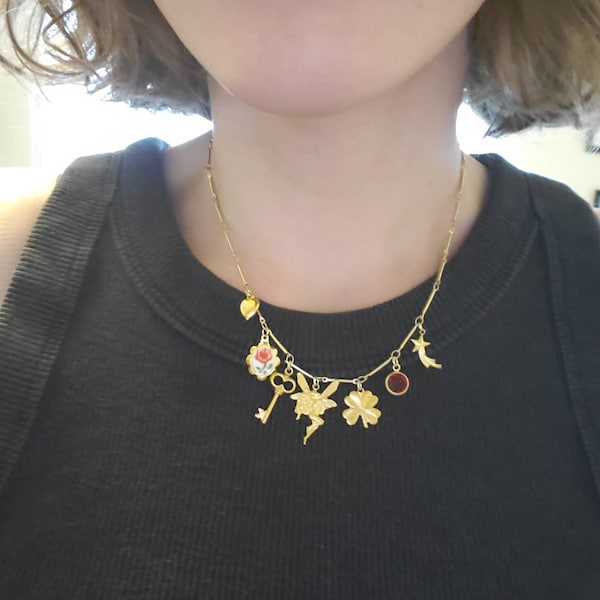 Build Your Own Custom Charm Necklace Customizable Charm Necklace Custom ...