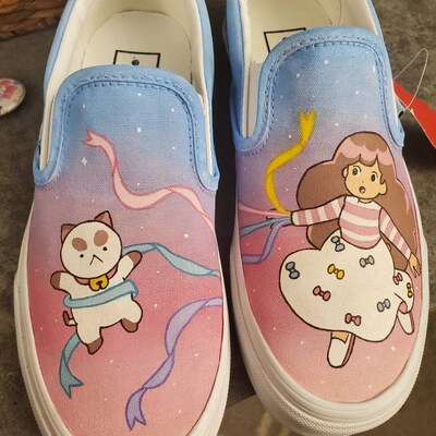 Hand Painted Shoes Marceline Adventure Time - Etsy