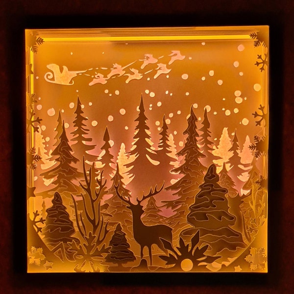 Weihnachts-Leuchtkastendatei - Etsy Schweiz