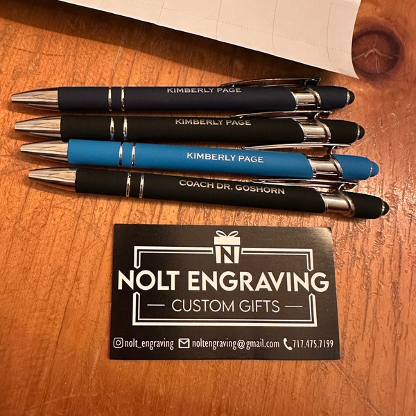 Personalized Pentel Energel Metal Pen Gift for Teacher, Graduate ...