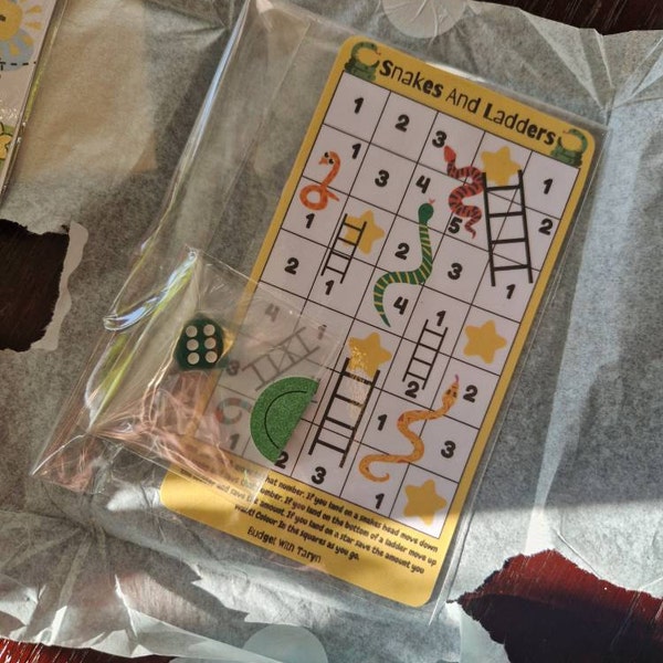 Snakes and Ladders Saving Challenge Game - Saving Tracker for A6 Budget ...