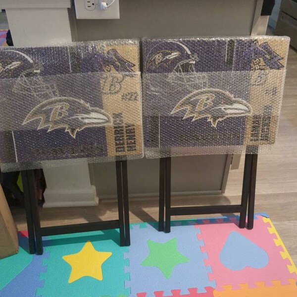 Custom TV Tray NFL Themed Raiders - Etsy