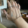 Handmade Anime Chain Bracelet and Five Finger Rings - Etsy