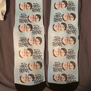 Bff Custom Gifts Custom BFF Face Sock Best Friend Socks BAE - Etsy