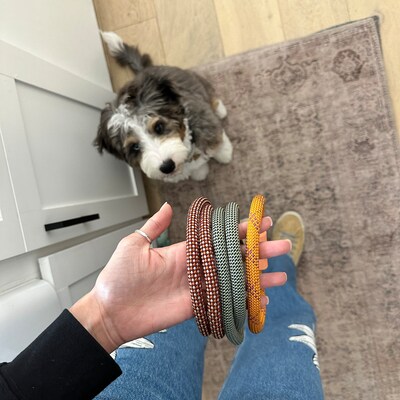 RED/ORANGE/YELLOW Climbing Rope Dog Collars 30 Red/orange - Etsy