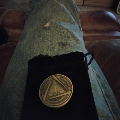 AA Specialty Bronze Yearly Medallion 1 60 Years Alcoholics Anonymous ...