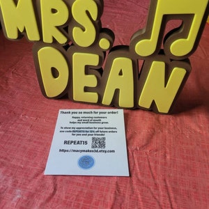 Custom 3D Name Plate Multicolor 3D Name Sign Name Plate - Etsy